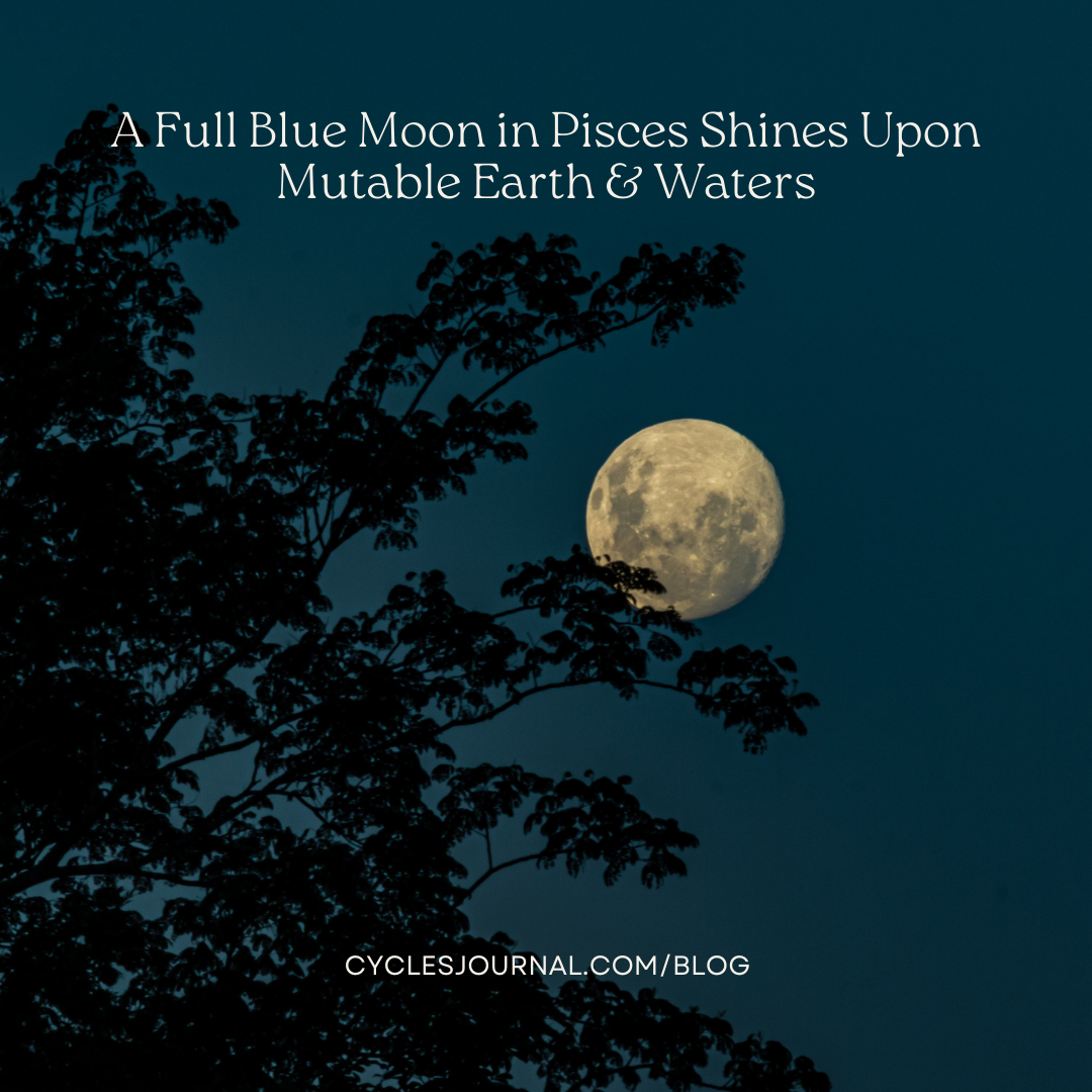 A Full Blue Moon in Pisces Shines Upon Mutable Earth & Waters ...