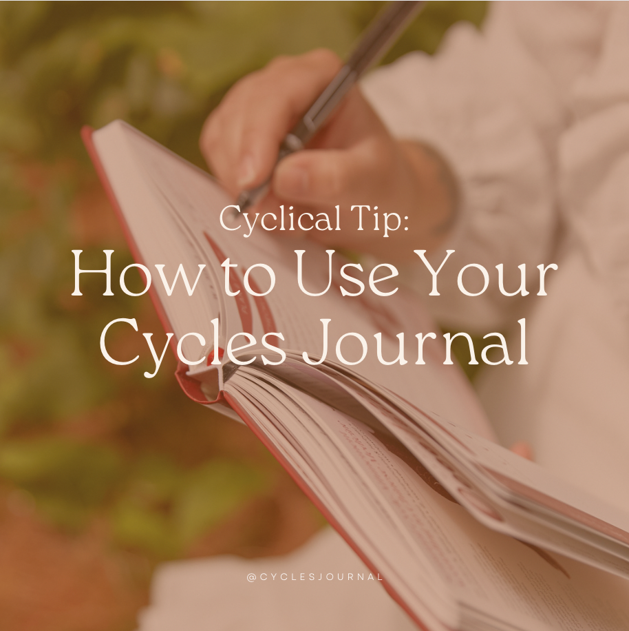 Welcome Walk Thru + How to Use Cycles Journal – Cyclical Roots by ...